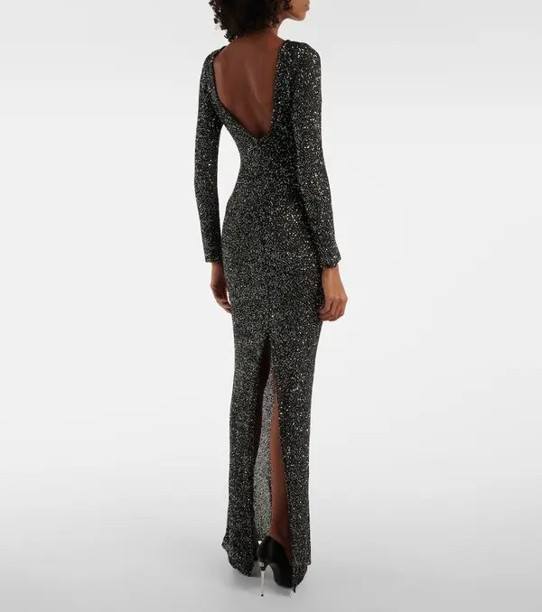 Alessandra Rich Sequined Gown