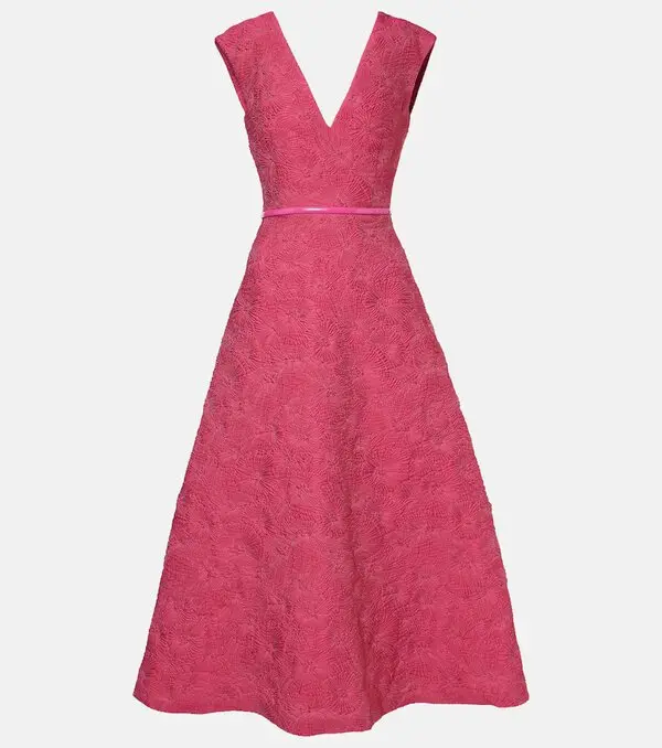 Max Mara Valdese Belted Midi Dress