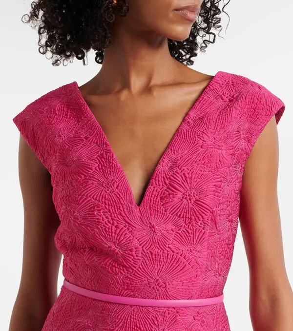 Max Mara Valdese Belted Midi Dress