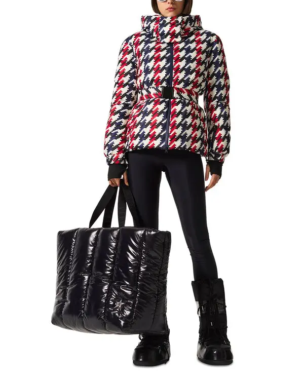 Perfect Moment Candice Ski Parka - Houndstooth