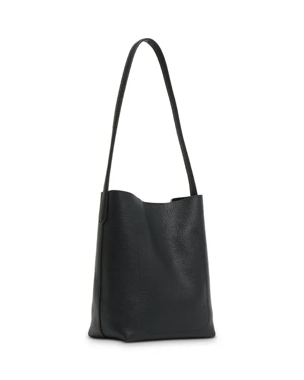 MANSUR GAVRIEL Mini Everyday Cabas Leather Shoulder Bag - Black