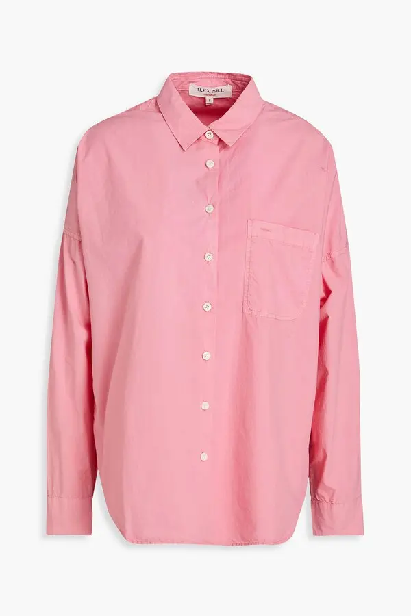 ALEX MILL Cotton-poplin Shirt - Bubblegum