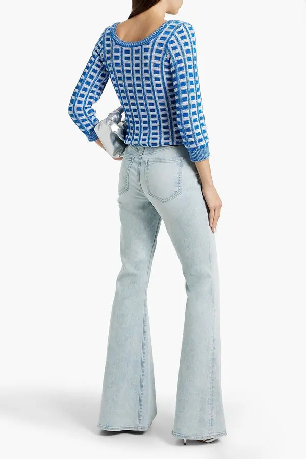 Veronica Beard Sheridan High-rise Flare Jeans