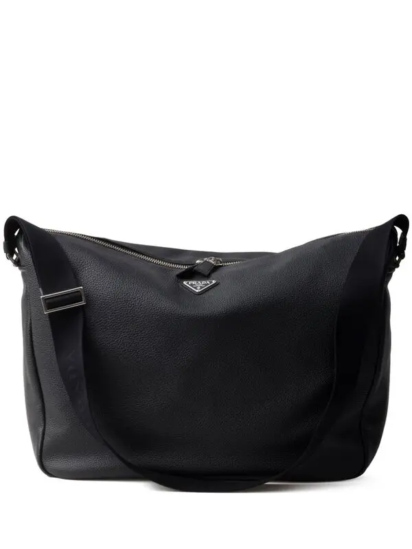 Prada Leather Shoulder Bag - Black