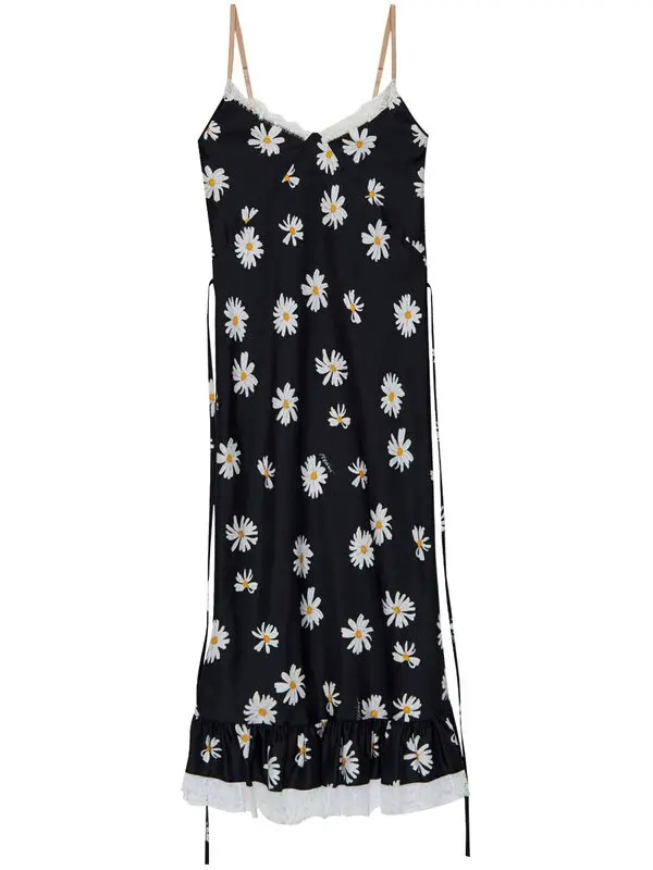 Moschino Daisy-print Midi Dress