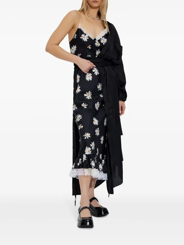 Moschino Daisy-print Midi Dress