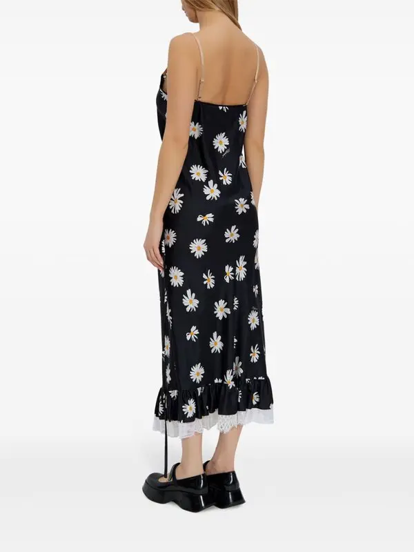 Moschino Daisy-print Midi Dress