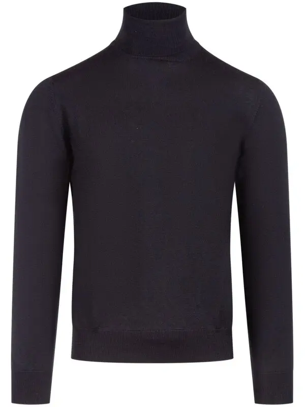 BARBA NAPOLI Maglia Turtleneck Sweater - Black
