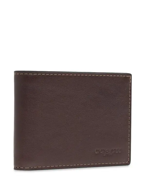 COACH Leather Wallet - Brown