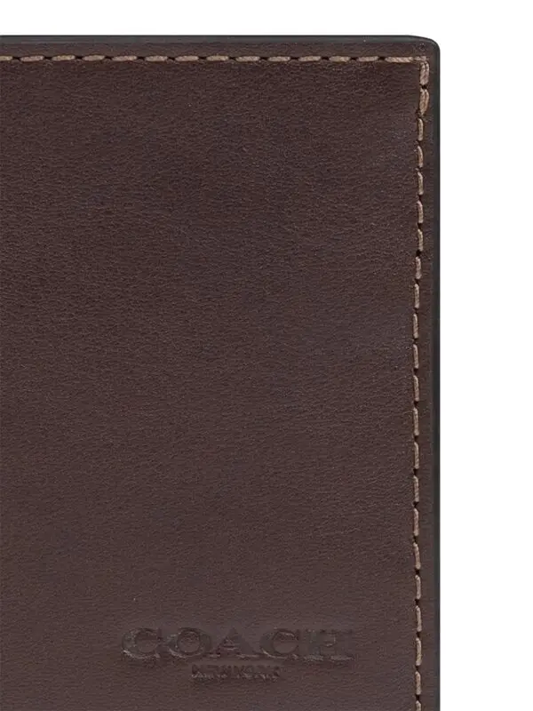 COACH Leather Wallet - Brown