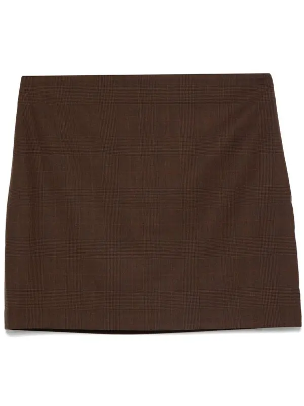Ralph Lauren Checked Mini Skirt