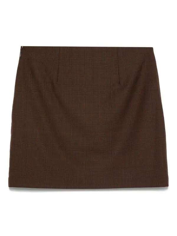 Ralph Lauren Checked Mini Skirt