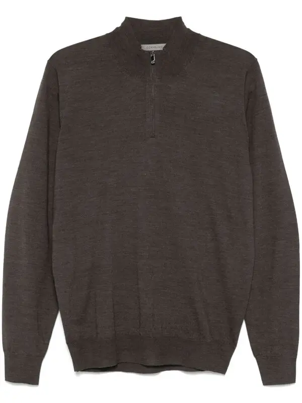 Corneliani Wool Sweater - Brown