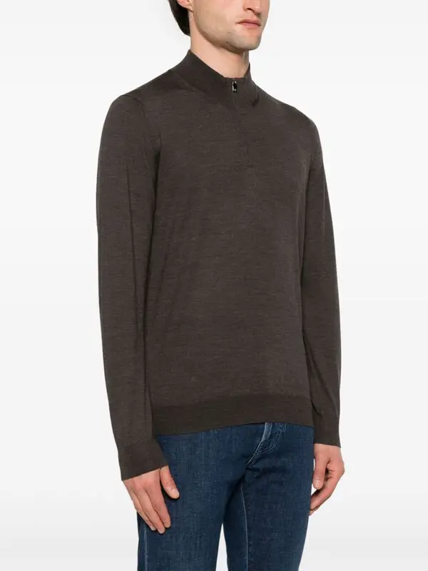 Corneliani Wool Sweater - Brown