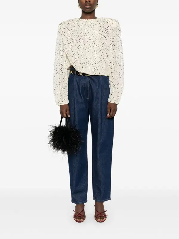 Magda Butrym Totness Pleated Jeans - Blue