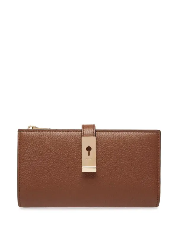 Bally Lock Me Wallet - Brown