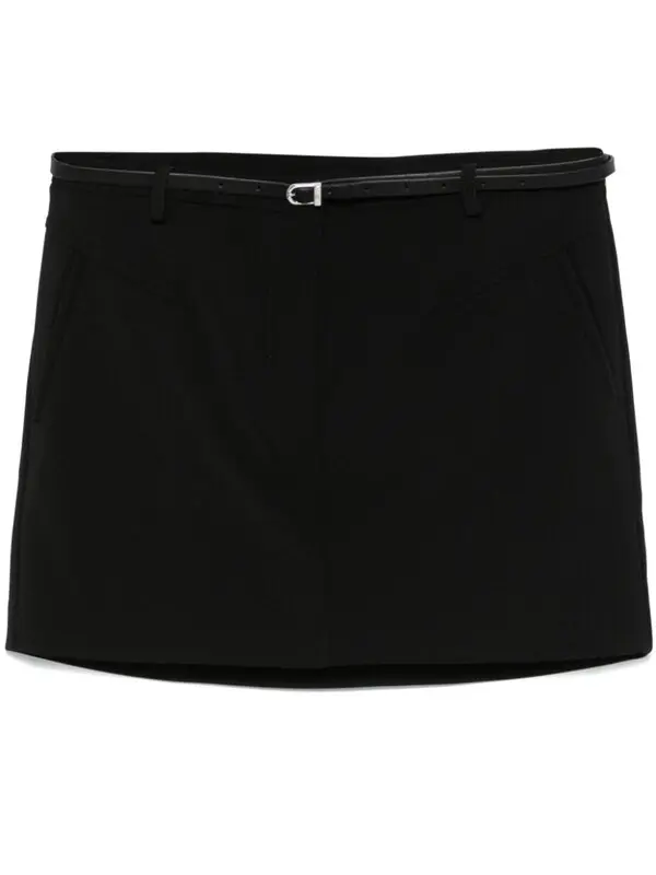 Patrizia Pepe Belted Mini Skirt