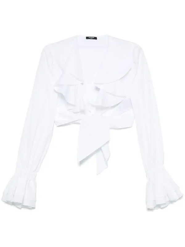 Balmain Ruffled Blouse