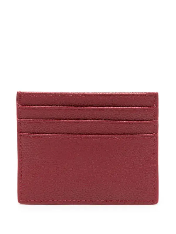 Patrizia Pepe Leather Cardholder - Red