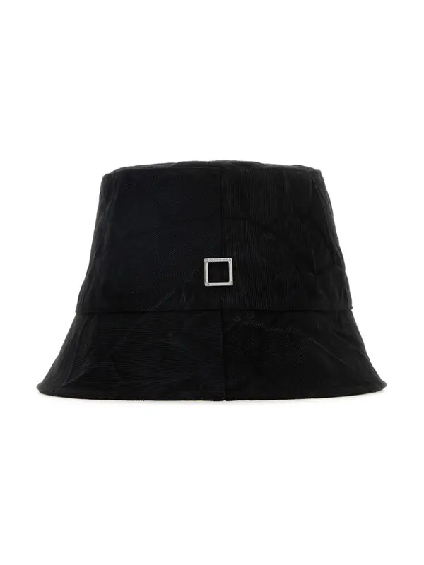 WOOYOUNGMI Crinkled Denim Bucket Hat