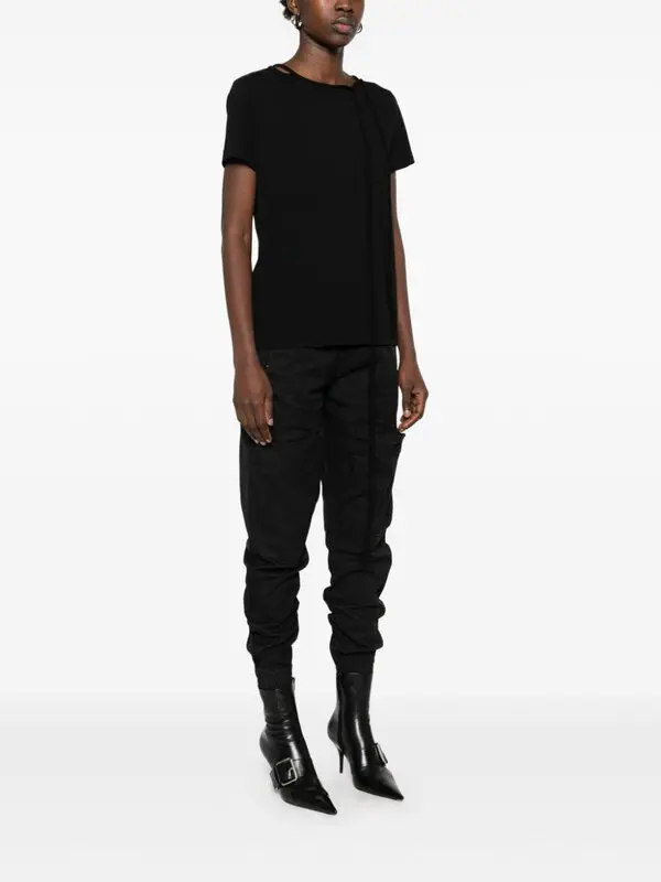 Yohji Yamamoto Tie-detailed T-shirt