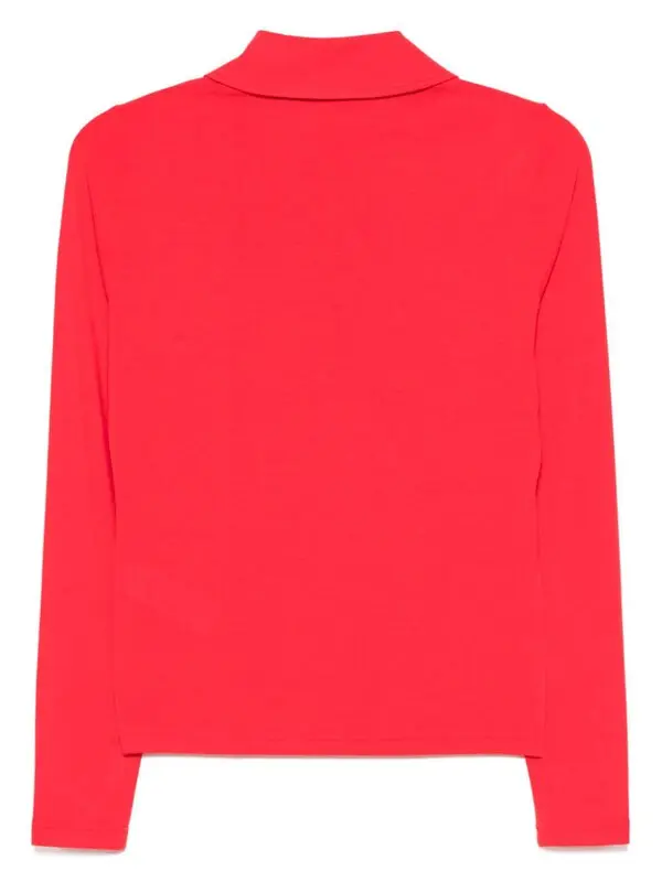REJINA PYO Jasmine Polo Top - Red
