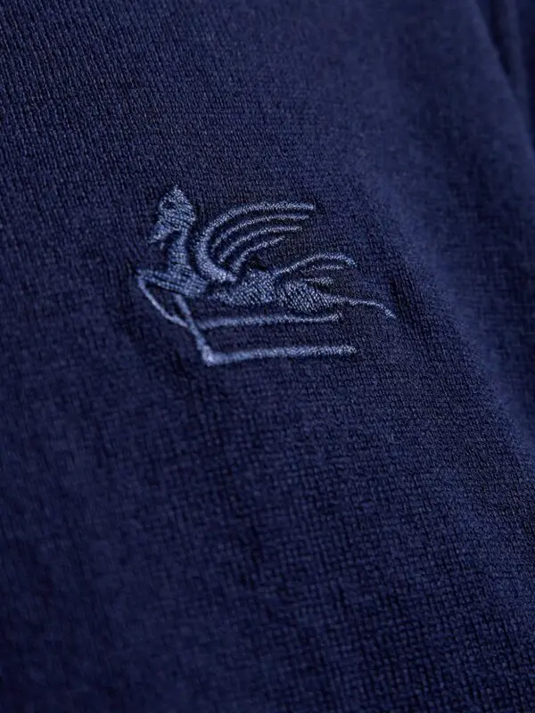 Etro Pegaso-embroidered T-shirt