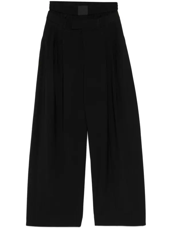 Alexander Wang Boxer-detailed Wide-leg Trousers