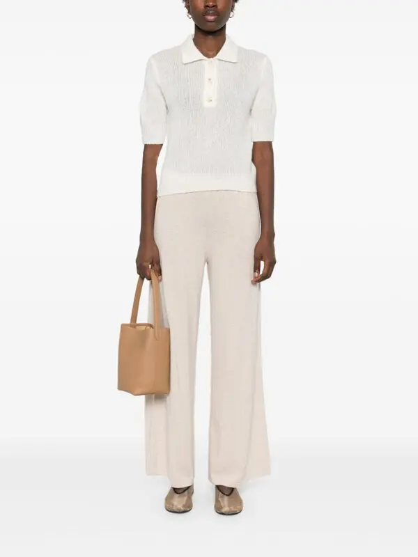 LISA YANG Masy Polo Top - Neutrals