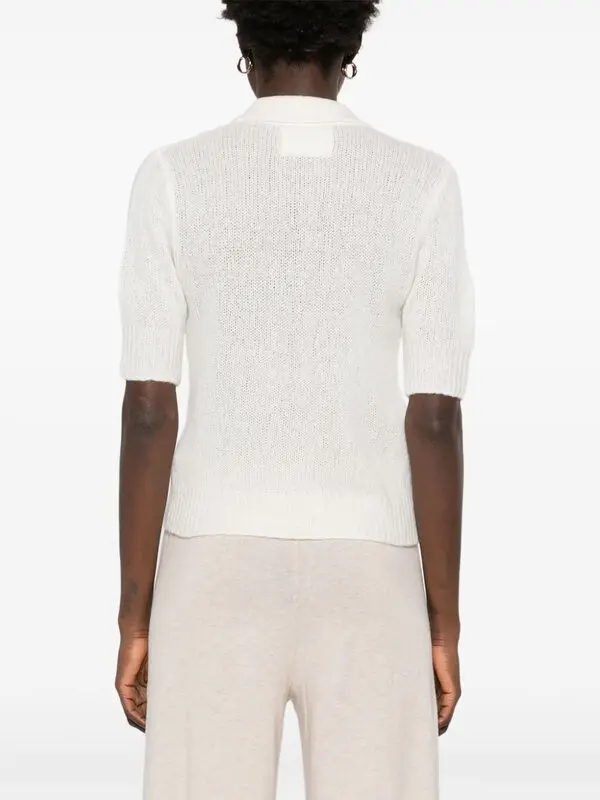LISA YANG Masy Polo Top - Neutrals