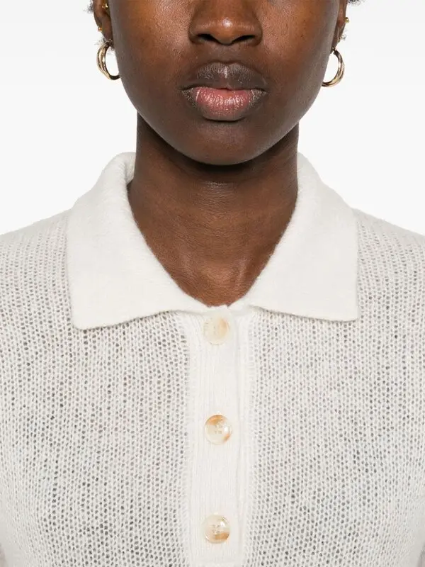 LISA YANG Masy Polo Top - Neutrals