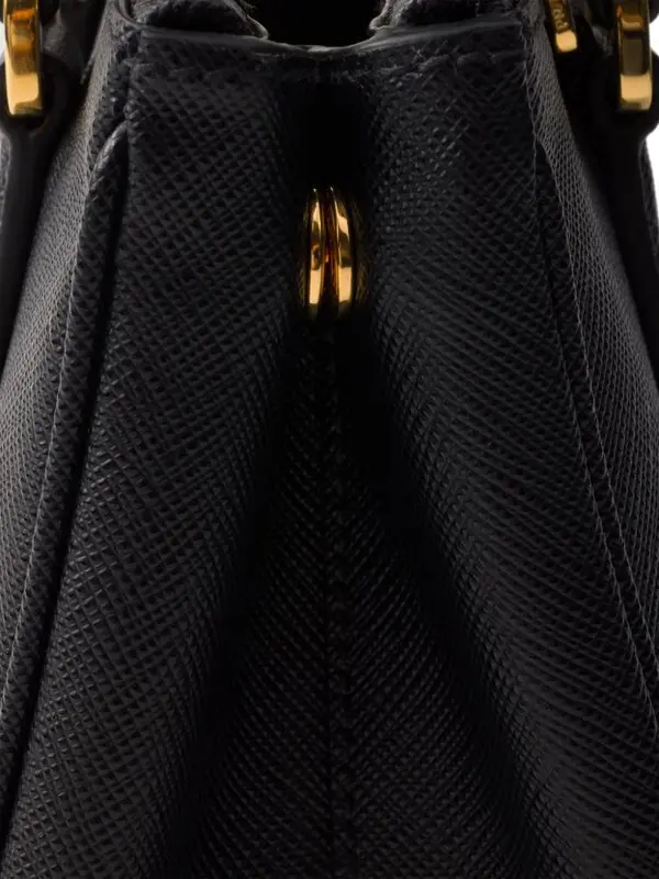 Prada Micro Galleria Tote Bag - Black
