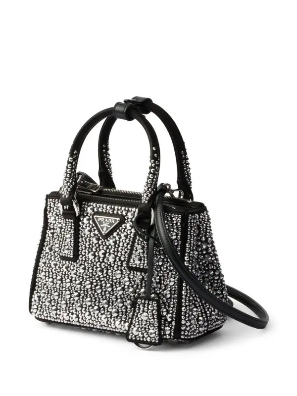 Prada Galleria Mini Handbag - Black