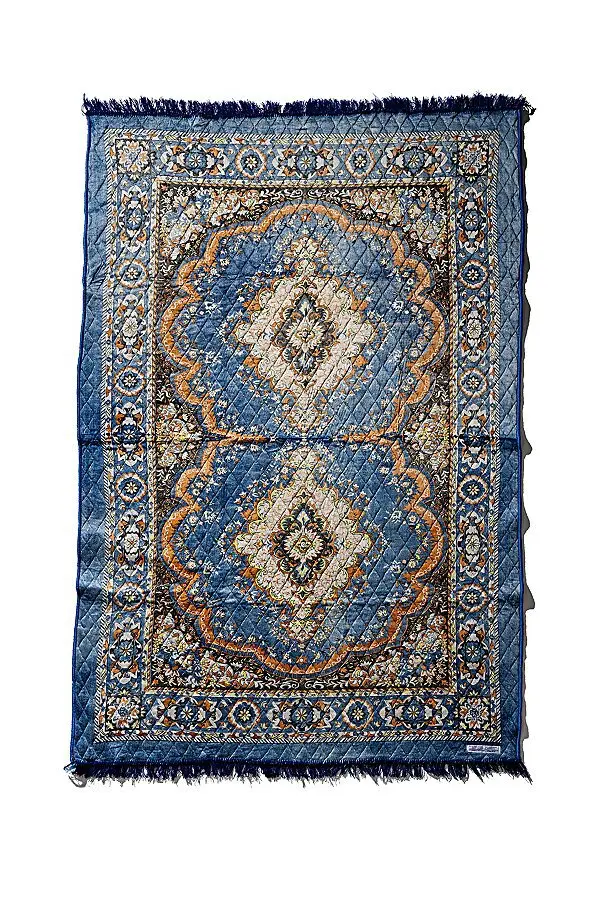 PUEBCO Indian Festival Rug - Blue Pattern/motif