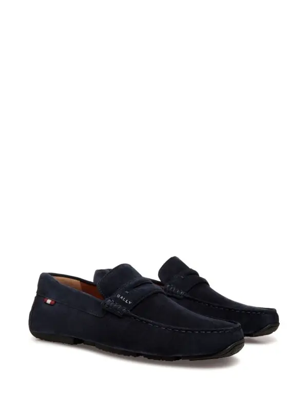 Bally Logo-embroidered Loafers