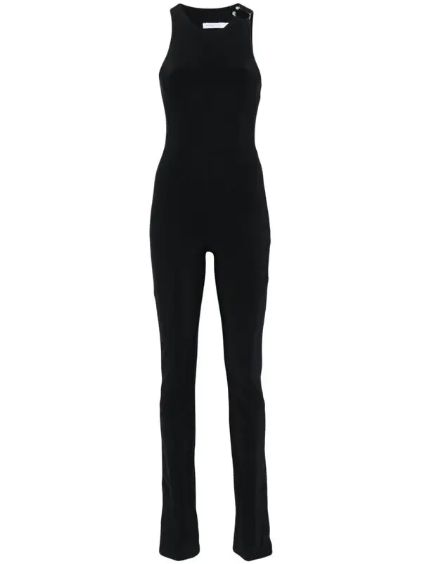 Patrizia Pepe Piercing-detail Jumpsuit - Black