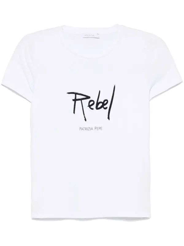 Patrizia Pepe Cotton T-shirt - White