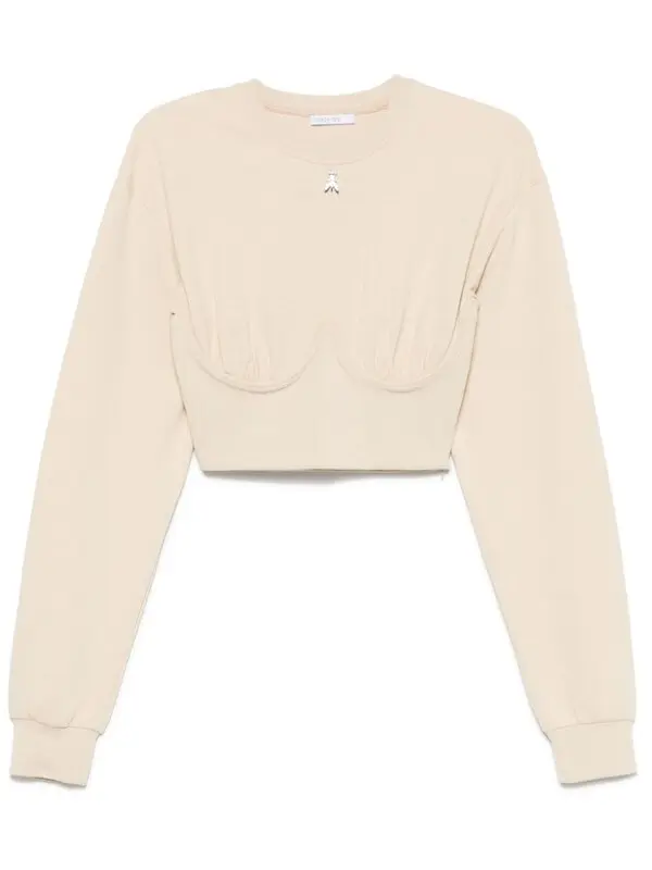 Patrizia Pepe Cropped Sweatshirt