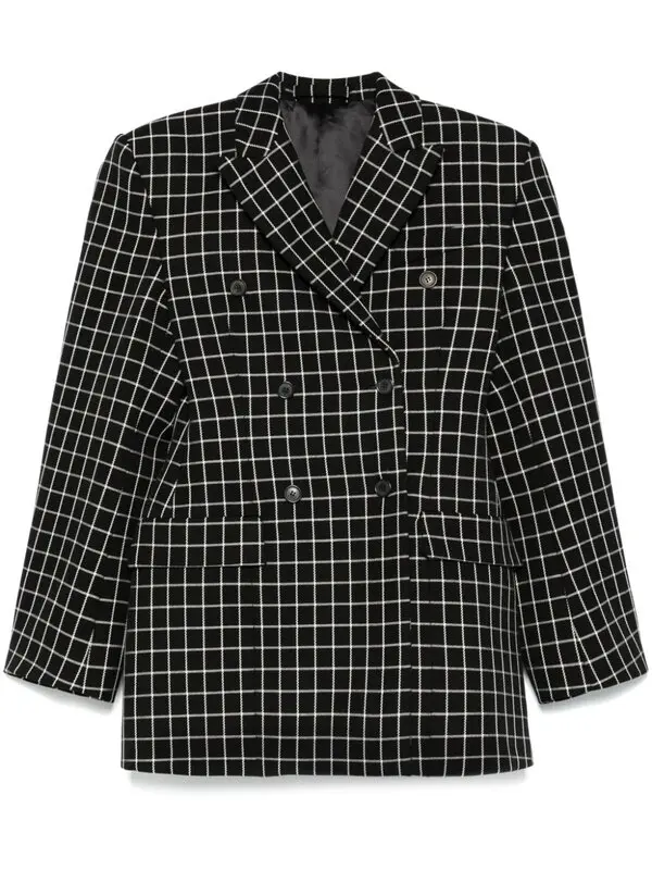 Wardrobe.NYC Check-pattern Blazer