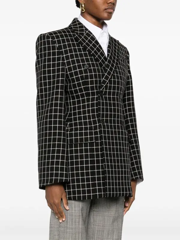 Wardrobe.NYC Check-pattern Blazer
