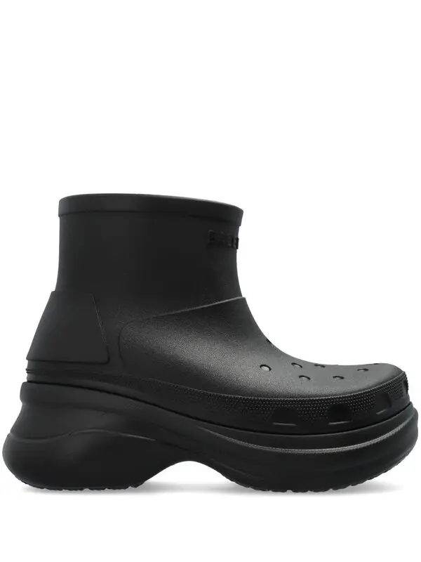 Balenciaga X Crocs™ Ankle Boots - Black