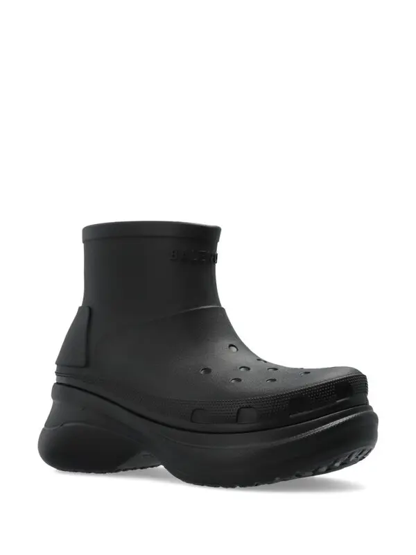 Balenciaga X Crocs™ Ankle Boots - Black