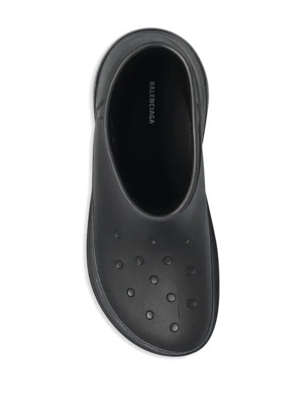 Balenciaga X Crocs™ Ankle Boots - Black