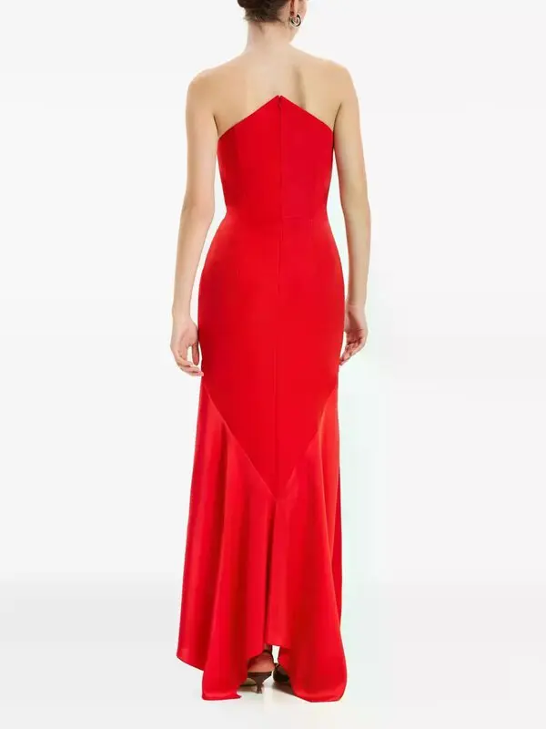 V:PM ATELIER Honi Strapless Dress - Red