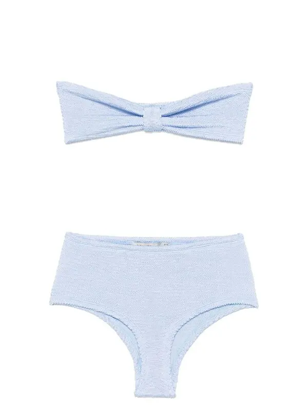 PARAMIDONNA Seersucker Two-piece Bikini - Blue