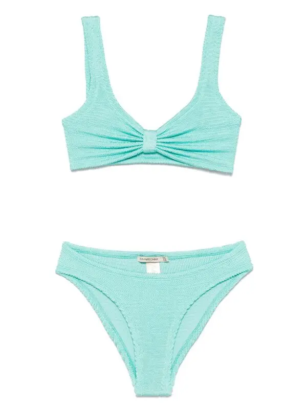 PARAMIDONNA Seersucker Bikini - Blue