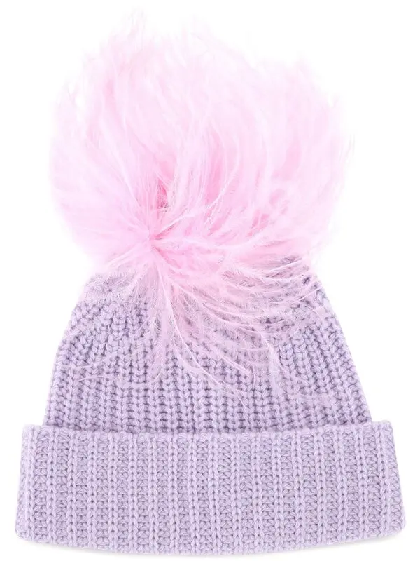 ART ESSAY Cashmere Beanie - Purple