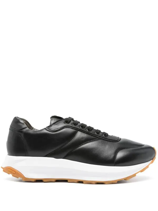 Corneliani Leather Sneakers