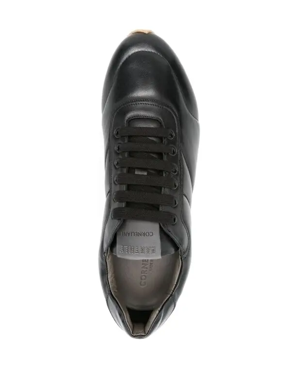 Corneliani Leather Sneakers