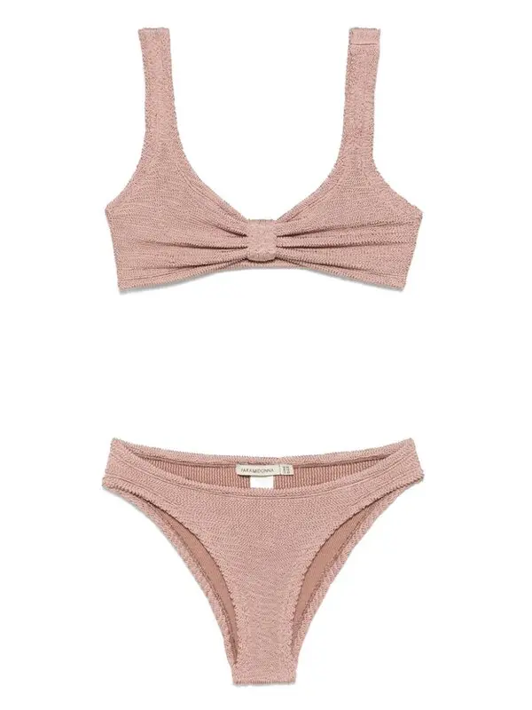 PARAMIDONNA Seersucker Bikini - Neutrals